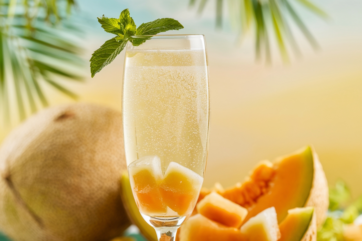 Recette Champagne melon - Cocktail.fr