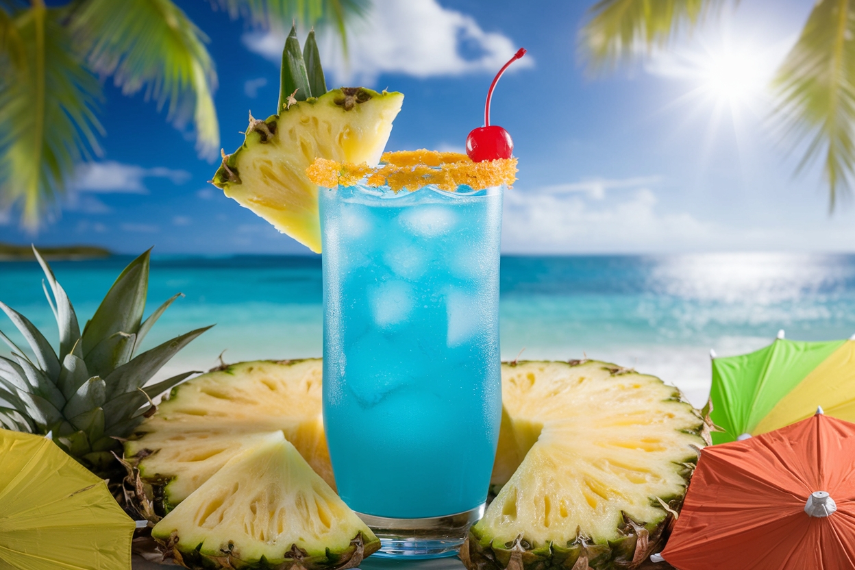 Recette Blue Hawaii - Cocktail.fr